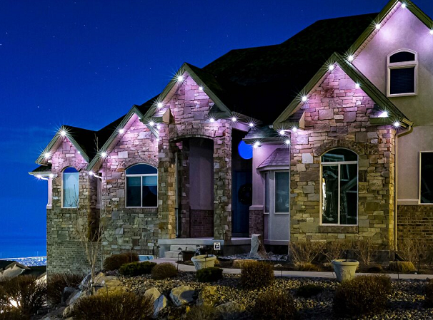Permanent outdoor lighting for Christmas and all season