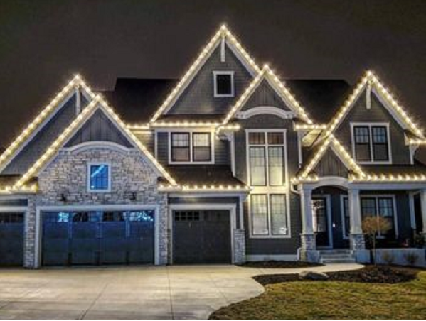 Permanent outdoor lighting for Christmas and all season